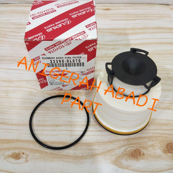 FILTER SOLAR FUEL FILTER TOYOTA HILUX REVO DC ORI 23390-0L070 | Lazada ...