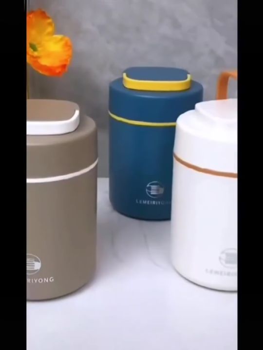 490ml One Layer Thermal Lunch Jar Soup Cup Insulation Breakfast Box ...