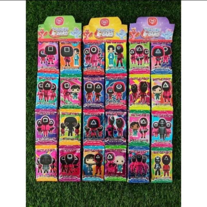 Mainan anak kartu Squid Game Sachet isi 10 | Lazada Indonesia