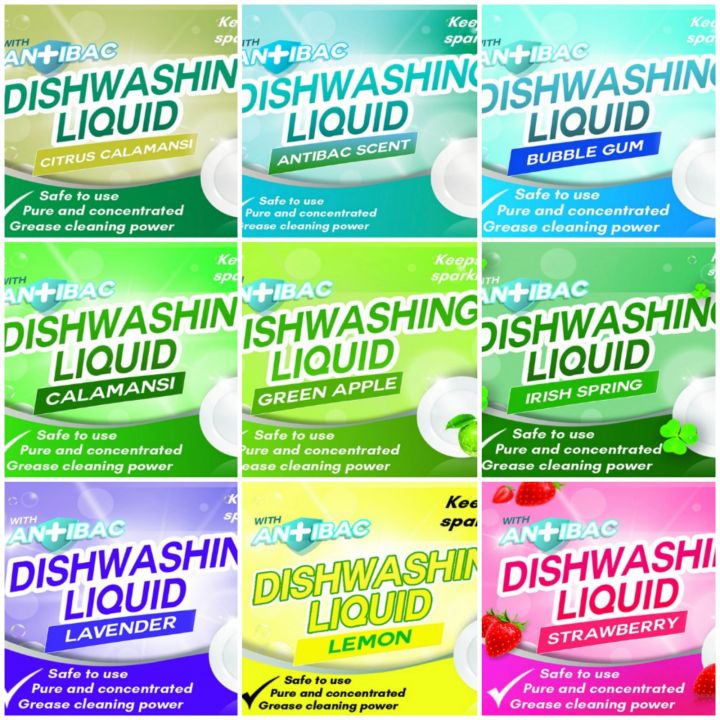 product sticker label for dishwashing liquid | Lazada PH