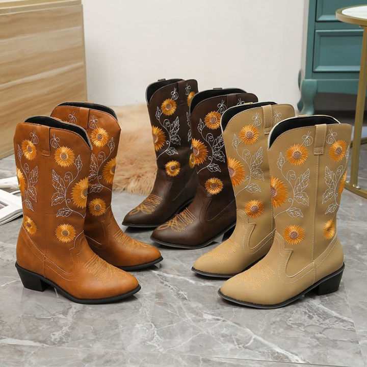 Winter Women's Long Martin Boots plus Size 43 High Top Fashion Boots ...