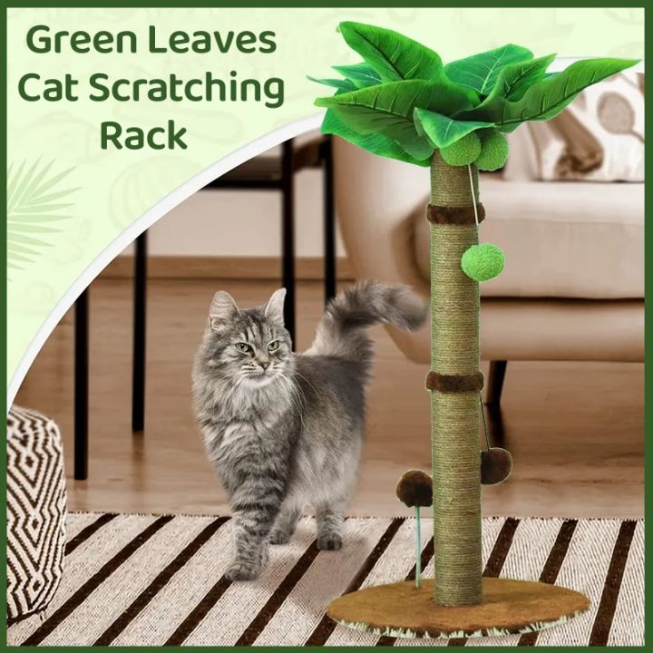 Cat Scratching Post Wear Resistant Sisal Cat Scratch Pillar Play Toy ...