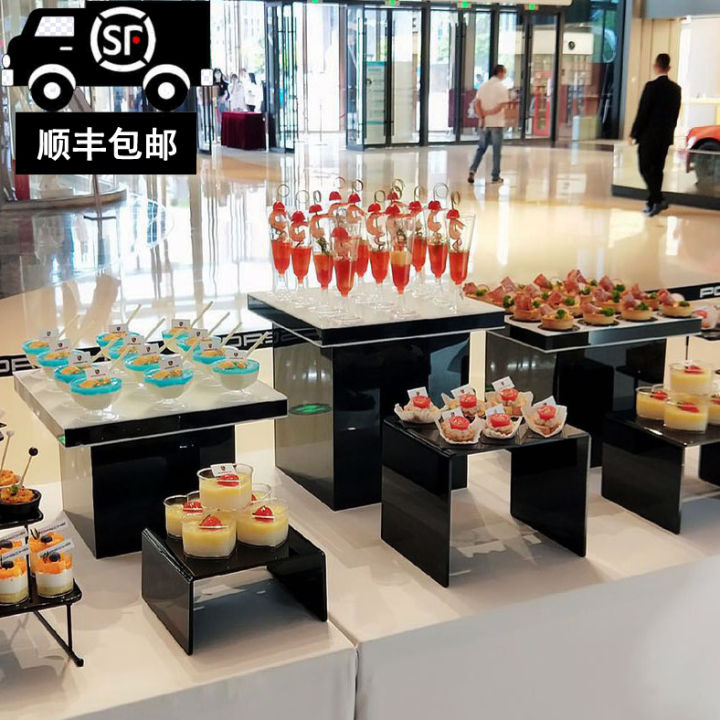 Acrylic Dessert Table Tea Break Dim Sum Rack Buffet Cold Meal Banquet ...