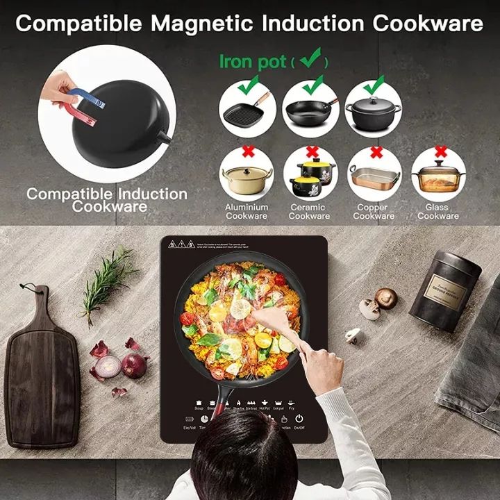 Imarflex Induction Cooker 2200W Inverter Stove Multiple Cooking ...