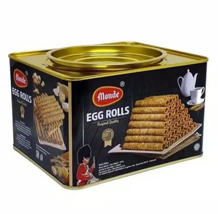 MONDE EGG ROLL Edisi Ramadhan kemasan box kaleng 300gr exp 2026 ...