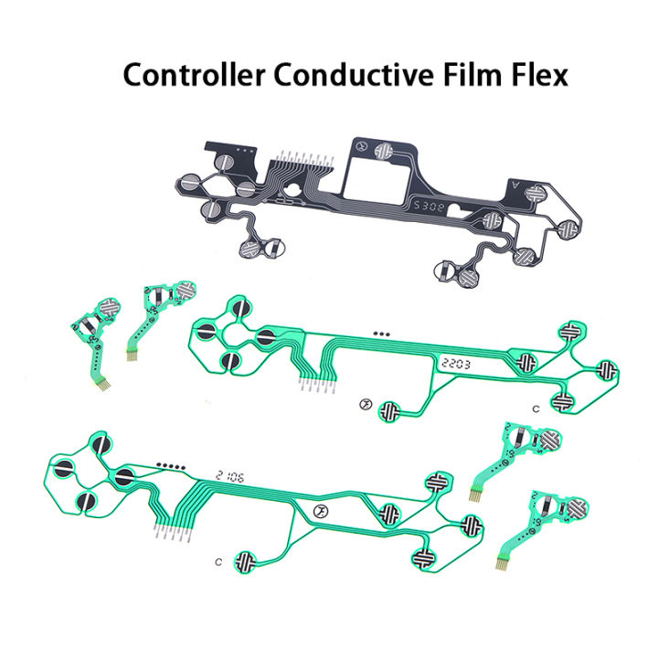 1set For Ps5 V1 V2 V3 Controller Conductive Film Flex Cable Ribbon Cable Replacement For Ps5
