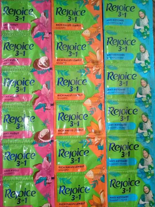 Rejoice sampo sachet .. isi 6 sachet (12 pcs) | Lazada Indonesia
