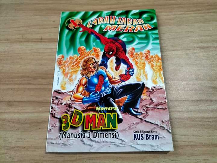 Komik Labah Labah Merah Kontra Manusia 3D, karya Kus Br | Lazada Indonesia