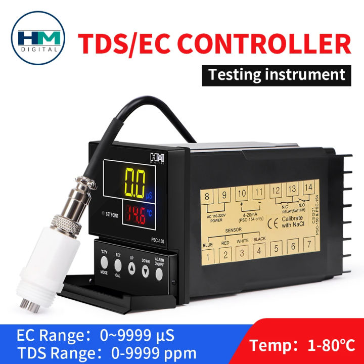 PSC-154/PSC-150 TDS EC Controller Electrical Conductivity Meter Online ...