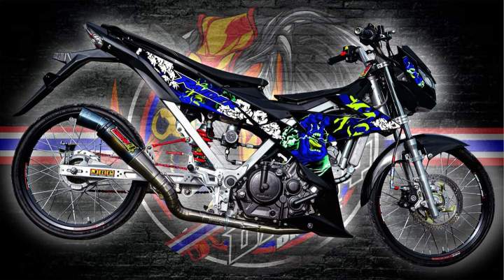 Suzuki Raider 150 Fi Decal Sticker / Stock Size / Design 2 / | Lazada PH