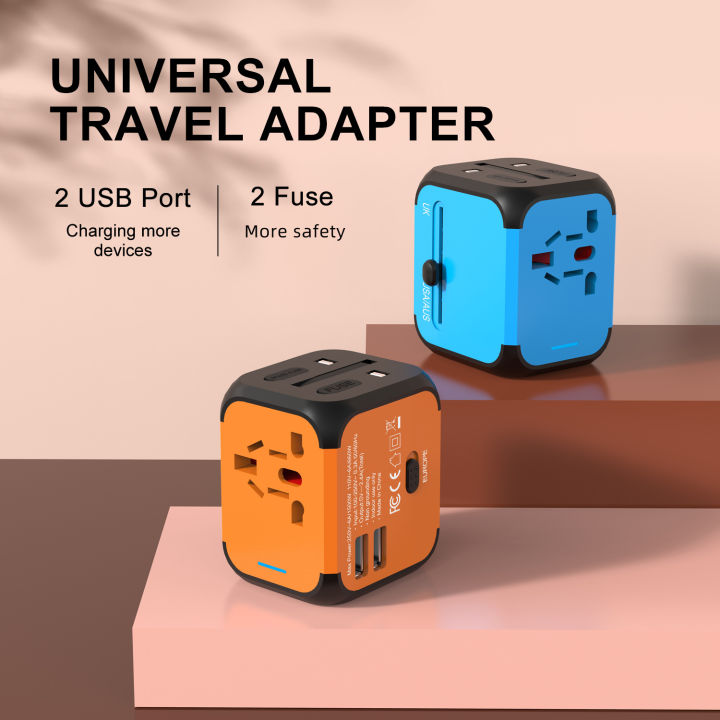 (Ready Stock) International Universal Travel Adapters Charger Converter ...
