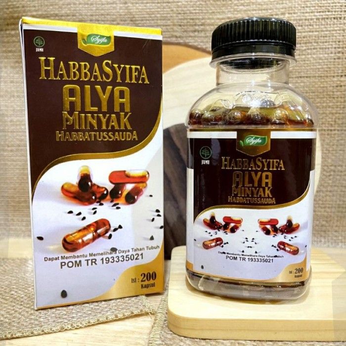 Habbatussauda Habbasyifa Alya Original Herbal isi 200 Kapsul | Lazada ...