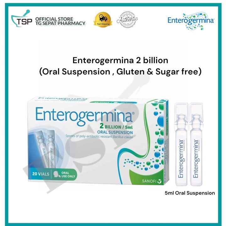 Enterogermina 2 billion 5ml Oral Suspension | Lazada