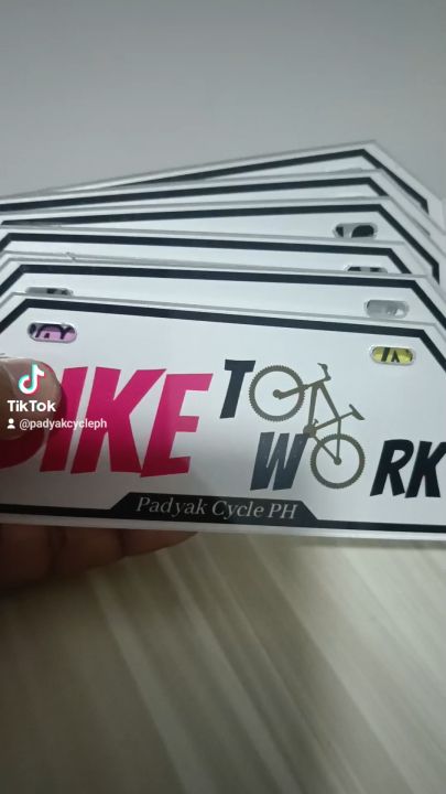 Acrylic Glass High Quality Waterproof Mountain Road MTB Bike Plate v.2 ...