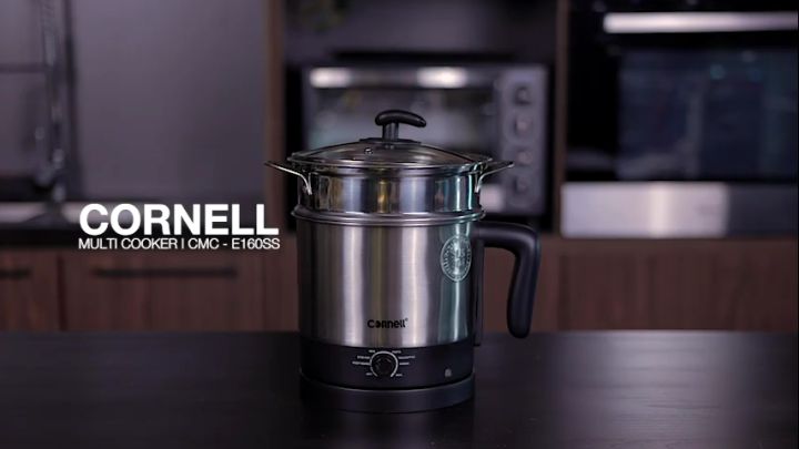 Cornell 1.6L Stainless Steel Mini Multi Cooker | CMC-E160SS (Tea Cooker ...