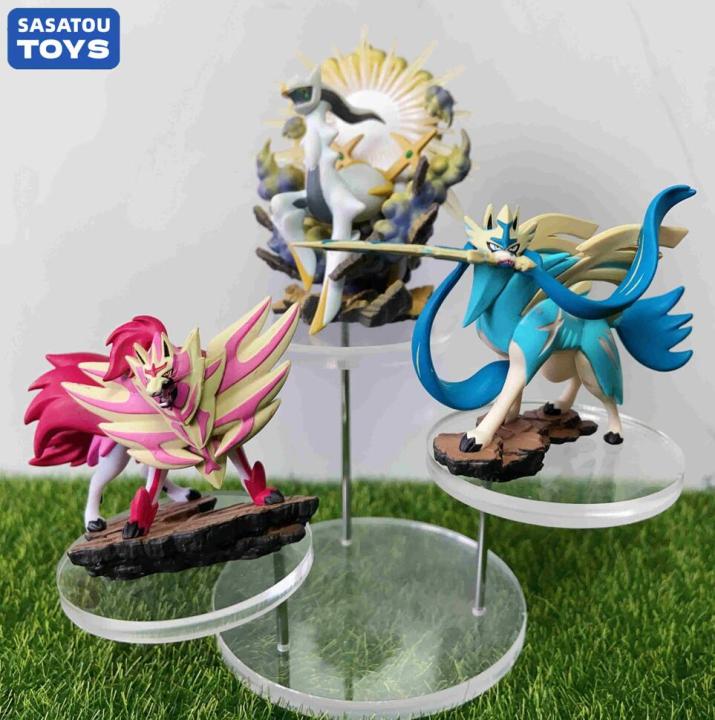 Pokemon figures shiny Zacian Zamazenta Arceus C101 pokemon toys pokemon ...