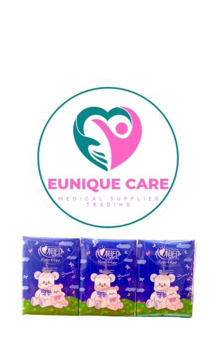 Hearttex TISSUE HANDKERCHIEF BLUE BY 6'S | Lazada PH