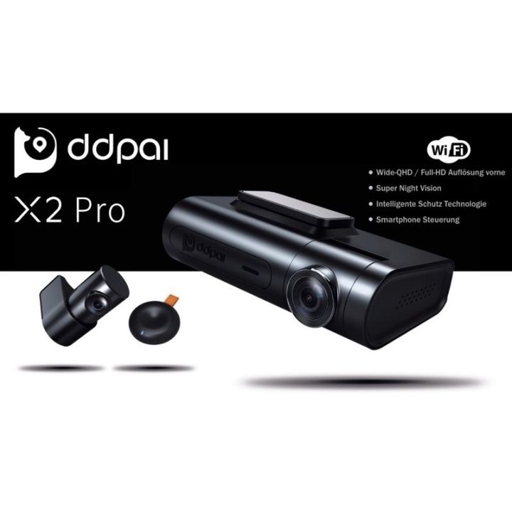 DDPai x2s Pro Dash Cam 1440P Ultra HD Front Rear Cameras | Lazada