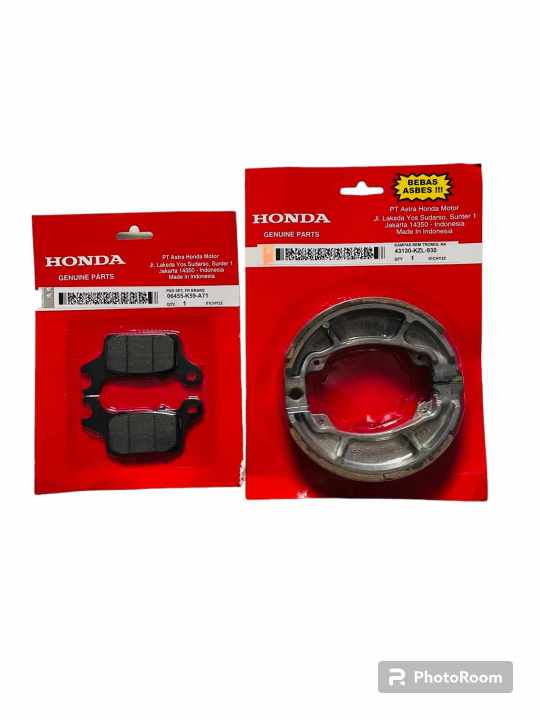 HONDA BRAKE PAD AND BRAKE SHOE for CLICK 125/150 V2 / GENIO / BEAT V1 ...