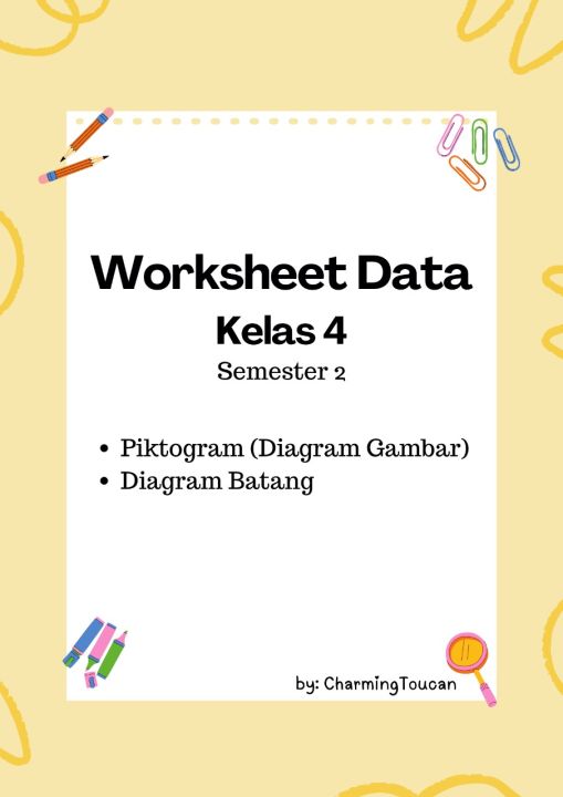 Printable Worksheets Lembar Kerja Siswa Kelas 4 Data Diagram Batang ...