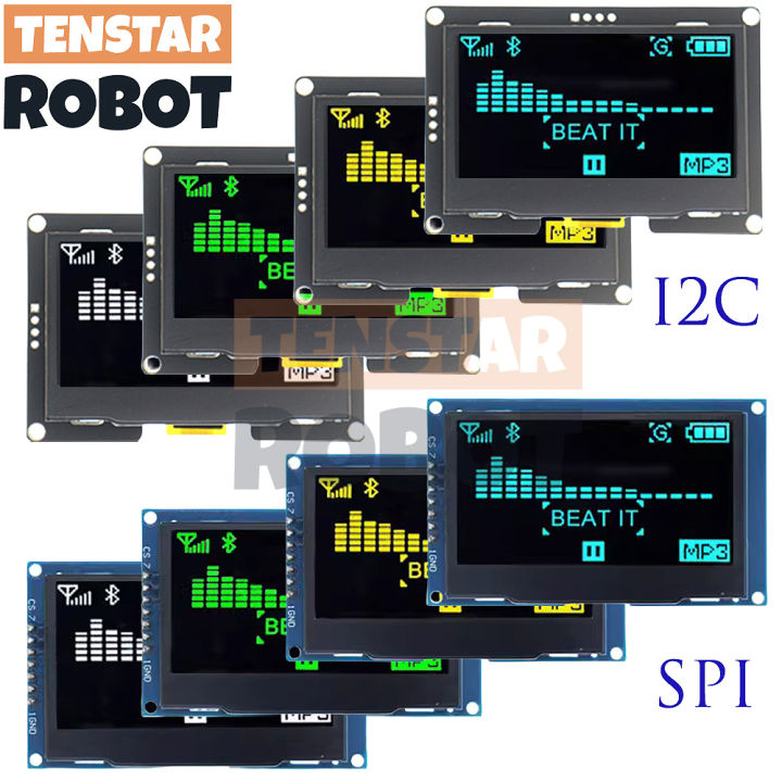 2.4" 2.42 Inch 128x64 OLED LCD Display Module SSD1309 12864 4 Pin IIC ...