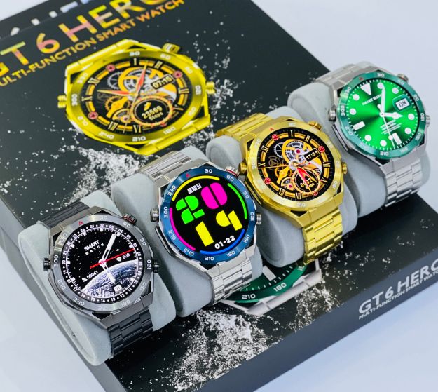 GT6 HERO Smartwatch:Stunning 1.53-inch HD Display, Long-Lasting Battery ...