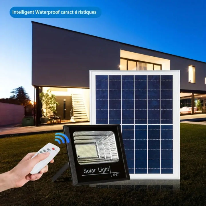 【Free cables】Solar LED Flood Light Solar Projector Lamp Customized ...