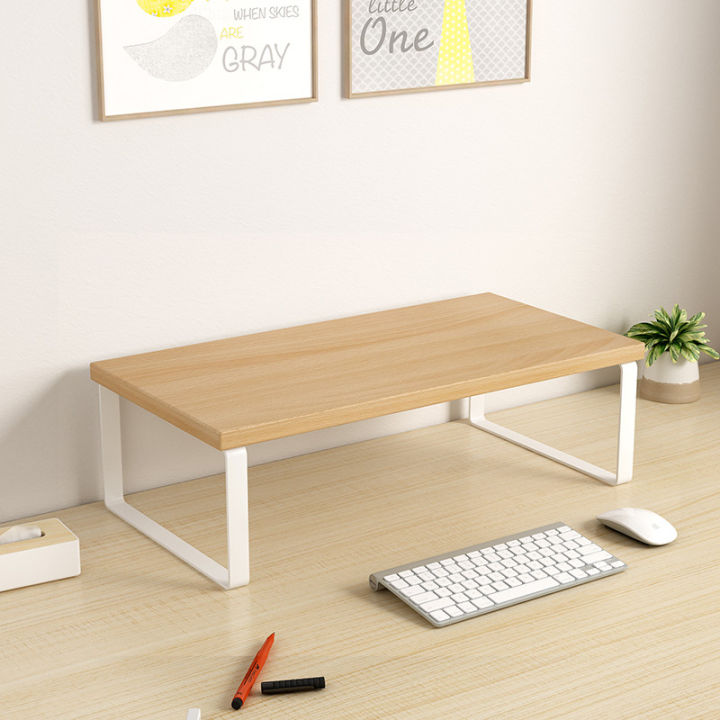 Office Desktop Wider Elevation Stand Single Layer Storage Display ...