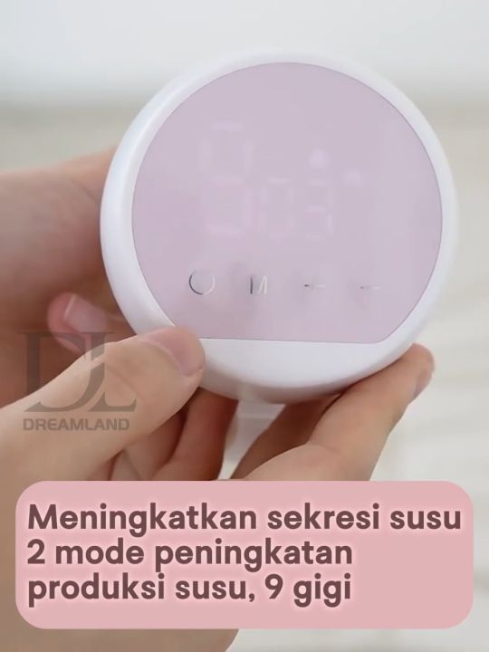 DL Pompa ASI Elektrik Portable Tanpa Rasa Sakit Painless Rechargeable ...