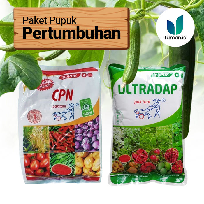 Paket Pupuk 200 gram Pertumbuhan Cepat Untuk Fase Vegetatif Ultradap dan CPN KNO3 Merah Cocok ...