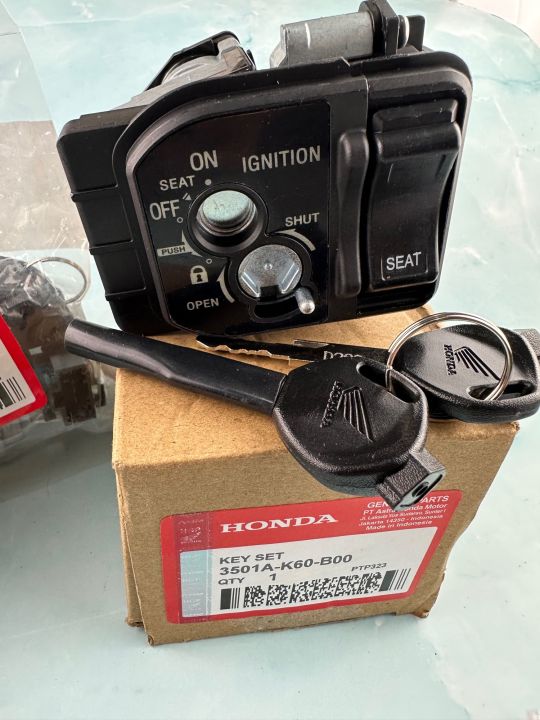 Genuine Honda Click V1 125cc / 150cc( 2015-2017) Key Set Assembly ...