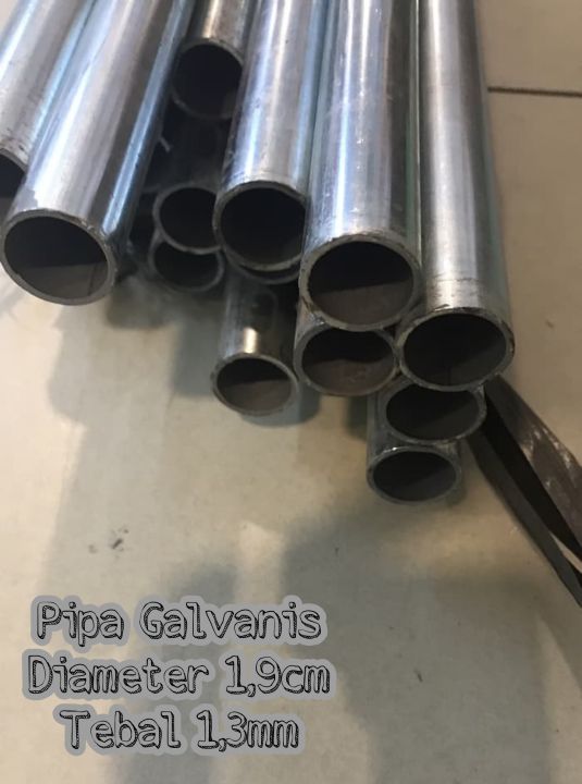 Pipa Besi Galvanis Bulat Diameter 19mm Tebal 1,5mm | Lazada Indonesia