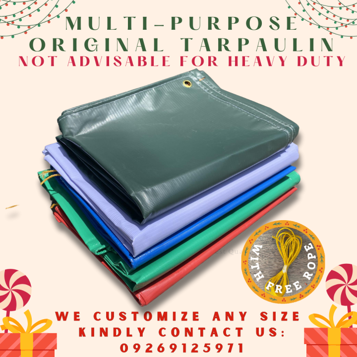 4x6ft Original Tarpaulin! PVC Type Trapal Lona Tolda Tarpaulins 100 % ...