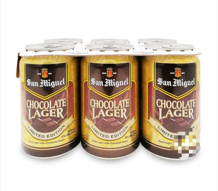 San Miguel Limited Edition Chocolate Lager Beer in Can 6 x 330ml ...