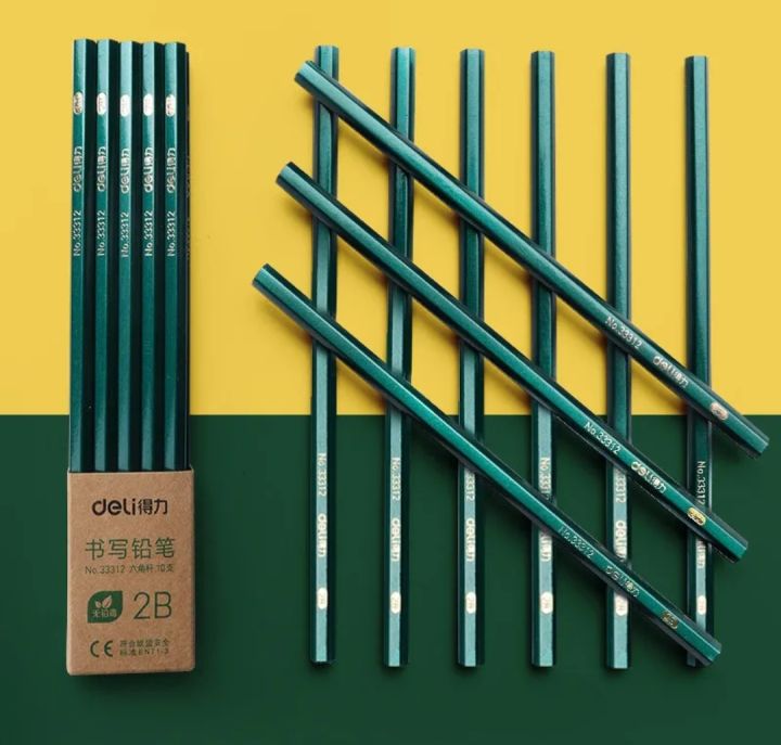 PENCIL 2B merk DeLI | PERALATAN SEKOLAH | Lazada Indonesia