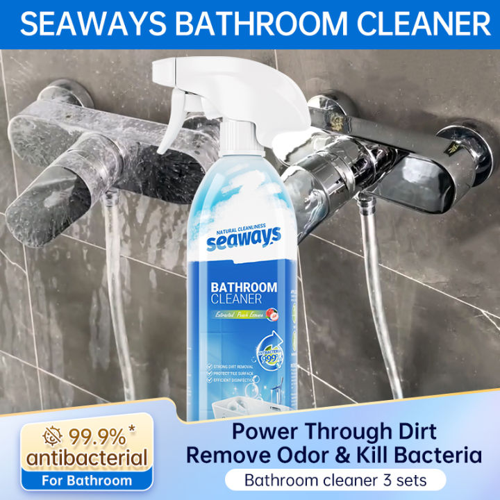 Seaways Bathroom Cleaning Spray (500g) Toilet Bowl Cleaner Cement Stain ...