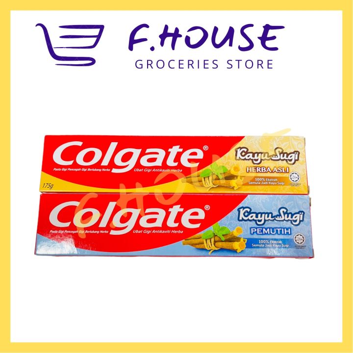 Colgate Kayu Sugi Original / Whitening Toothpaste Valuepack (175g) | Lazada