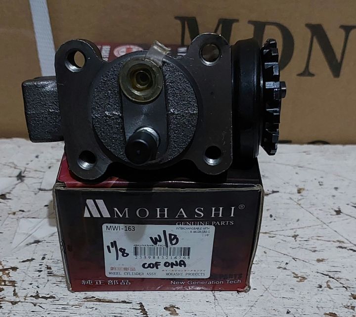 MWI-163 WHEEL CYLINDER ASSEMBLY ISUZU ELF 4BC2/4BA1/NKR/NHR FRONT SIZE ...