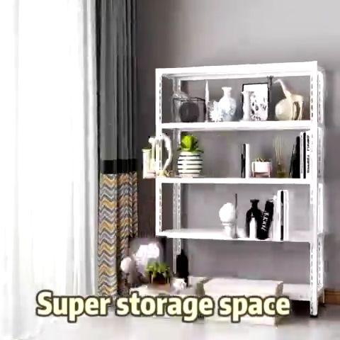 Adjustable 3/4/5 Tier Metal Rack Shelf Home Kitchen Store Storage Rack ...