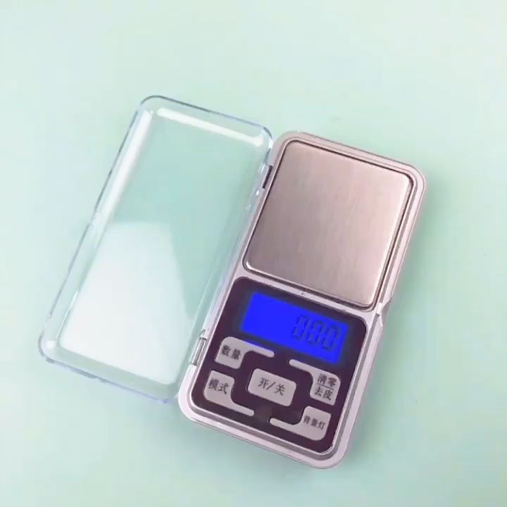 Electronic Jewelry Digital Pocket Scale Weigh Gram Scale 500x0.1g 200x0 ...