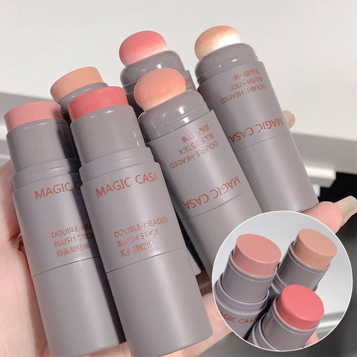 Đôi đã kết thúc Blush Stick làm sáng da mặt Contouring Shadow Blusher ...