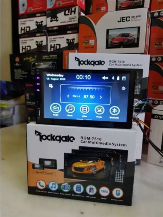 Dekles Usb Mp5 BT Mirorlink Layar 7" Rockgate | Lazada Indonesia