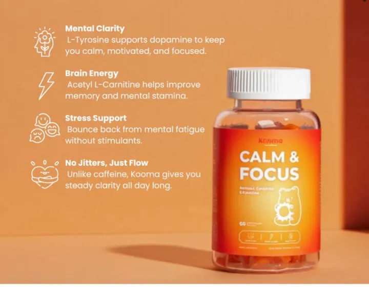 Kooma Calm & Focus L-Tyrosine | Lazada PH