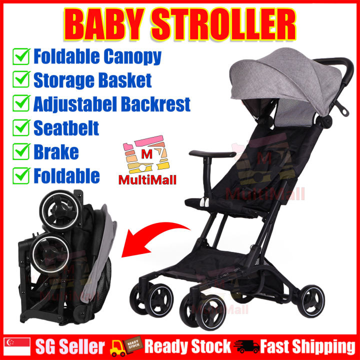Foldable Baby Stroller | Baby stroller cabin size | Light Weight ...