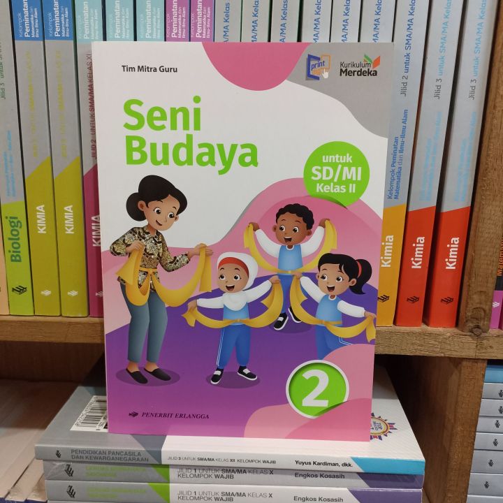 Buku Seni Budaya Kelas 2 SD Kurikulum Merdeka Erlangga | Lazada Indonesia
