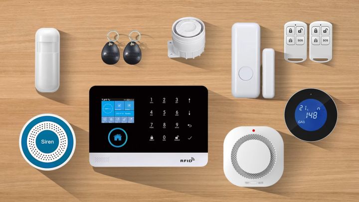 CHUNHEE 433MHz 4G Wireless WIFI + GSM Auto-dial Alarm Security System ...