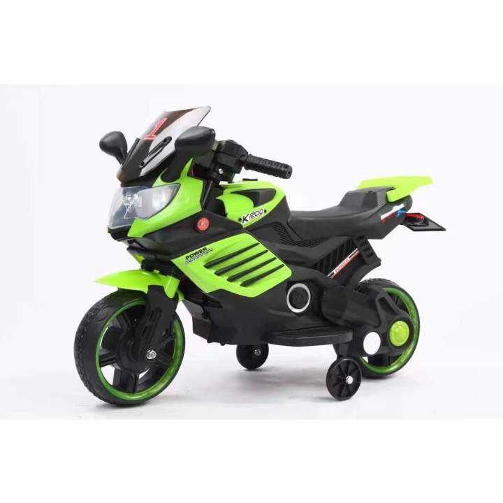 Rechargeable Motor for Kids Boy with Auxiliary Wheel Toy Police ...