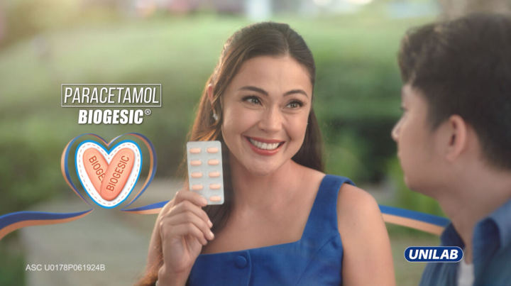 Unilab Biogesic 100 Tablets - 500mg Paracetamol for Quick Relief of ...