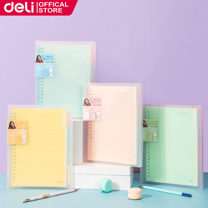 Deli A5/B5 loose-leaf Notebook 60 Sheets 1pc EN020/EN021 | Lazada PH