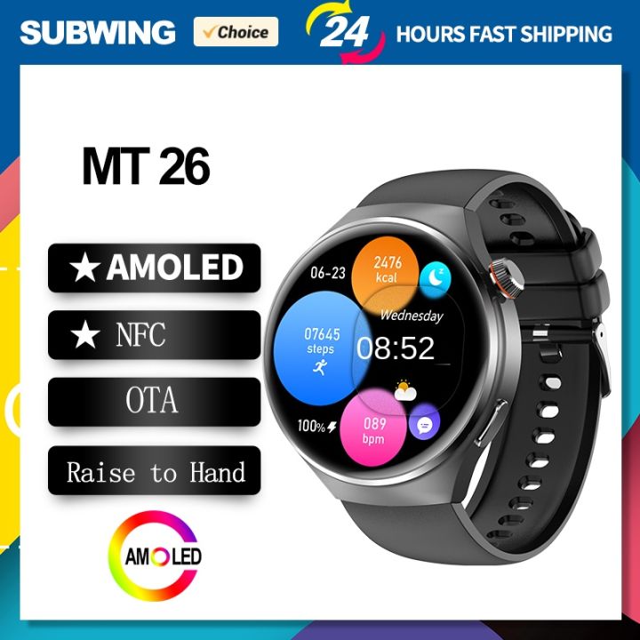 MT26 Smart Watch AMOLED 1.43 Inch NFC GPS Tracker 466*466 HD Screen Men ...